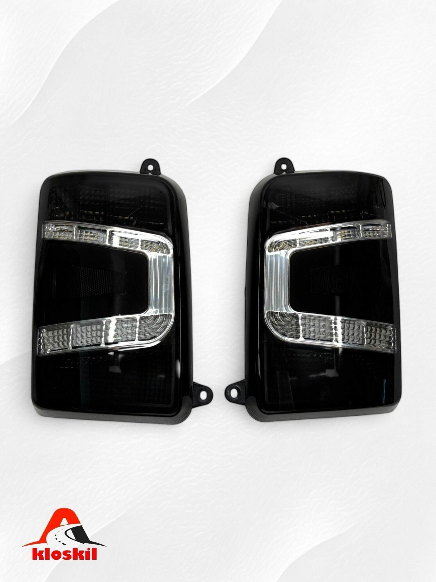 Светодиодные фонари задние LED для 21213-214, 2121-31, Урбан, Легенд, 4х4 (комплект 2 шт.) серые