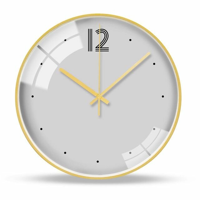 Настенные часы Home aesthetics Store 12 золотой 7 Часы настенные