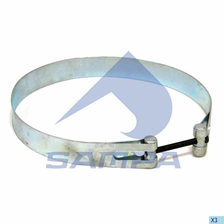 Хомут глушителя для Вольво FH12 арт 030478 SAMPA