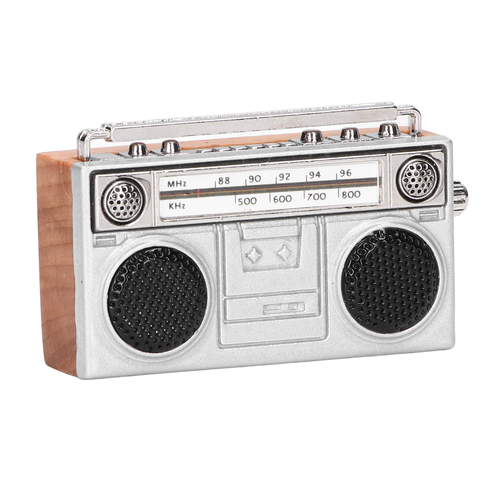 Радиоприемник для кукольного домика в масштабе 1:12, миниатюрная ретро-модель радиоприемника для детей, аксессуары для украшения.