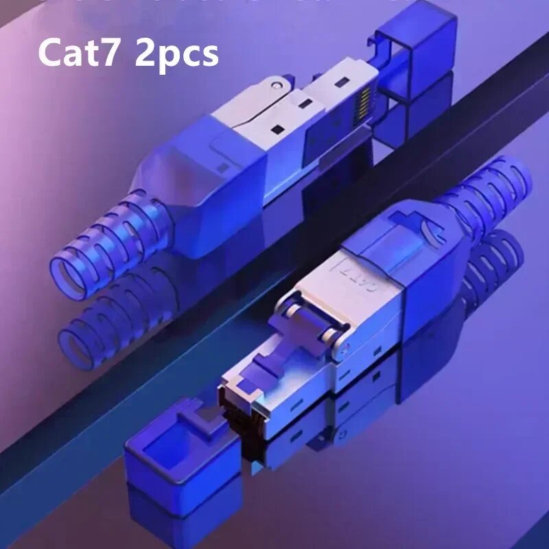 RJ45 Коннекторы Cat6A Cat7 Cat8 10 Гбит/с 10pcs, Cat7