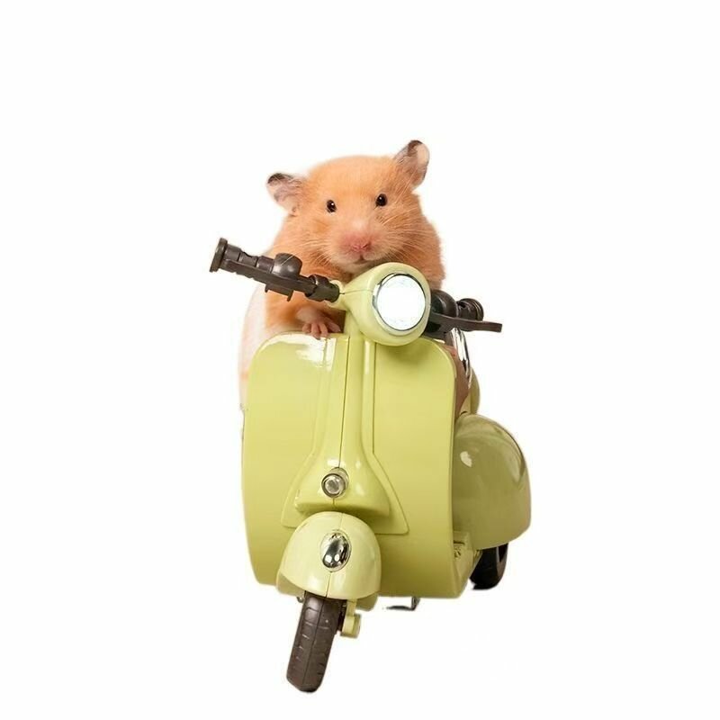 Игрушечный электромотоцикл, фары, музыка (без кукол)