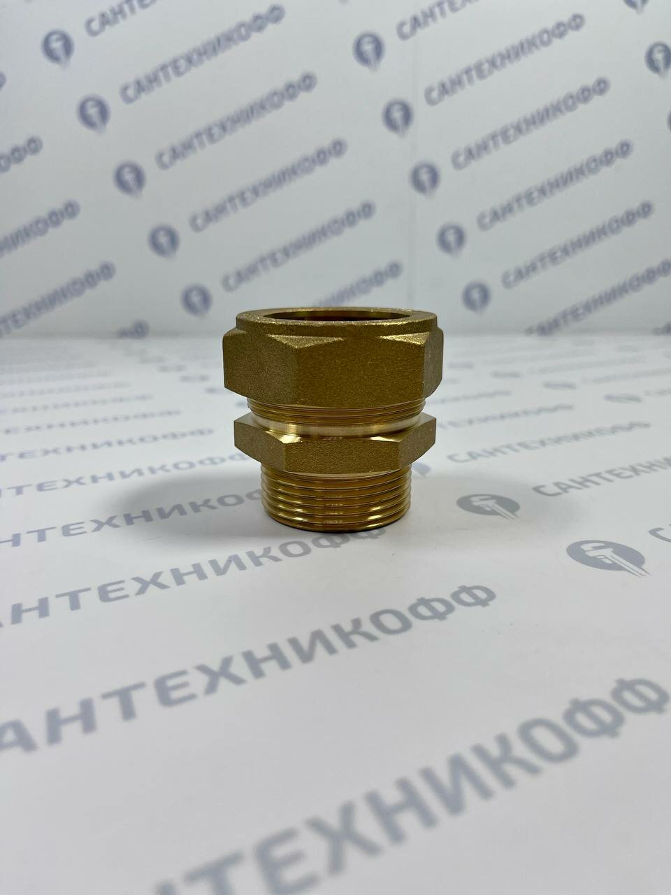 Соединение VIEIR 32х1 1/4"НР для гофрированной трубы, латунь VPM326