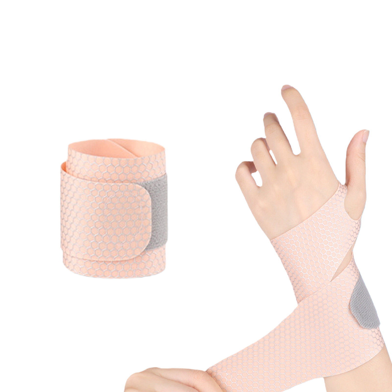 Перчатка для запястья с компрессией из нейлона и ликры, размер 7*35см, вес 8г, 1 шт для облегчения боли и улучшения подвижности запястья