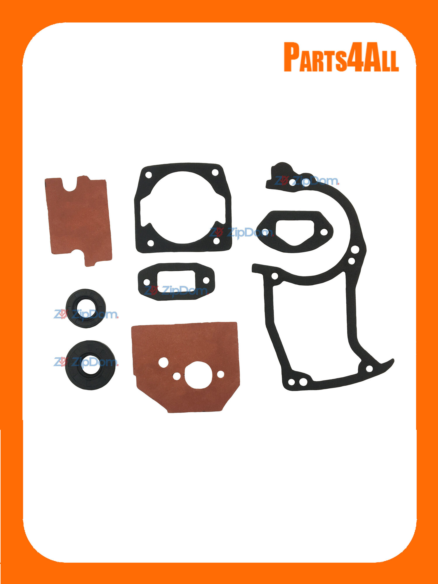 Комплект прокладок бензопил производства Китай 45-52 см3/ 5200 (в комплекте с сальниками коленвала)