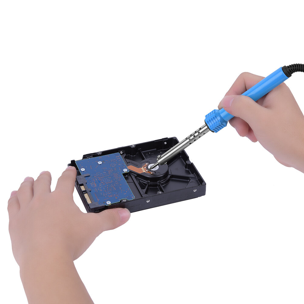 Электрический паяльник внешнего нагрева пистолет ручной инструмент с вилкой и пластиковым ручкой для пайки полупроводников без свинца и ремонта материнских плат 60W, 30W, 40W