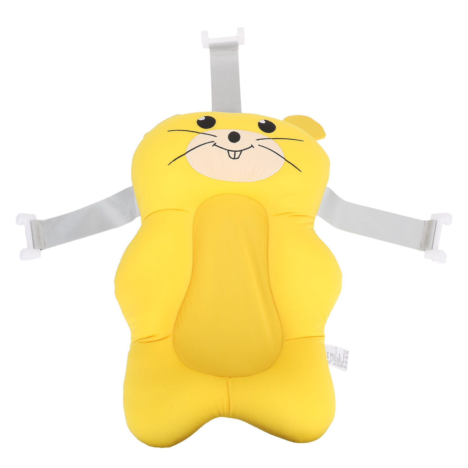 Детская ванна ванна падала в форме животных в форме настройки ремня мягкая подушка раковина ванна подушка желтая