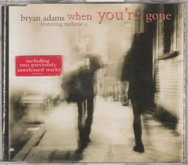 Bryan Adams Featuring Melanie C. - When You're Gone (Germany, A&M Records, 582 813-2, 1998) CD диск