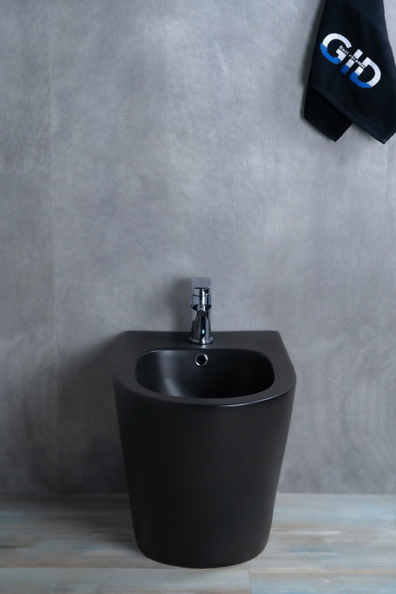 Биде напольное Gid BDN-30BM 21105 черный матовый 51.5x36.5x43