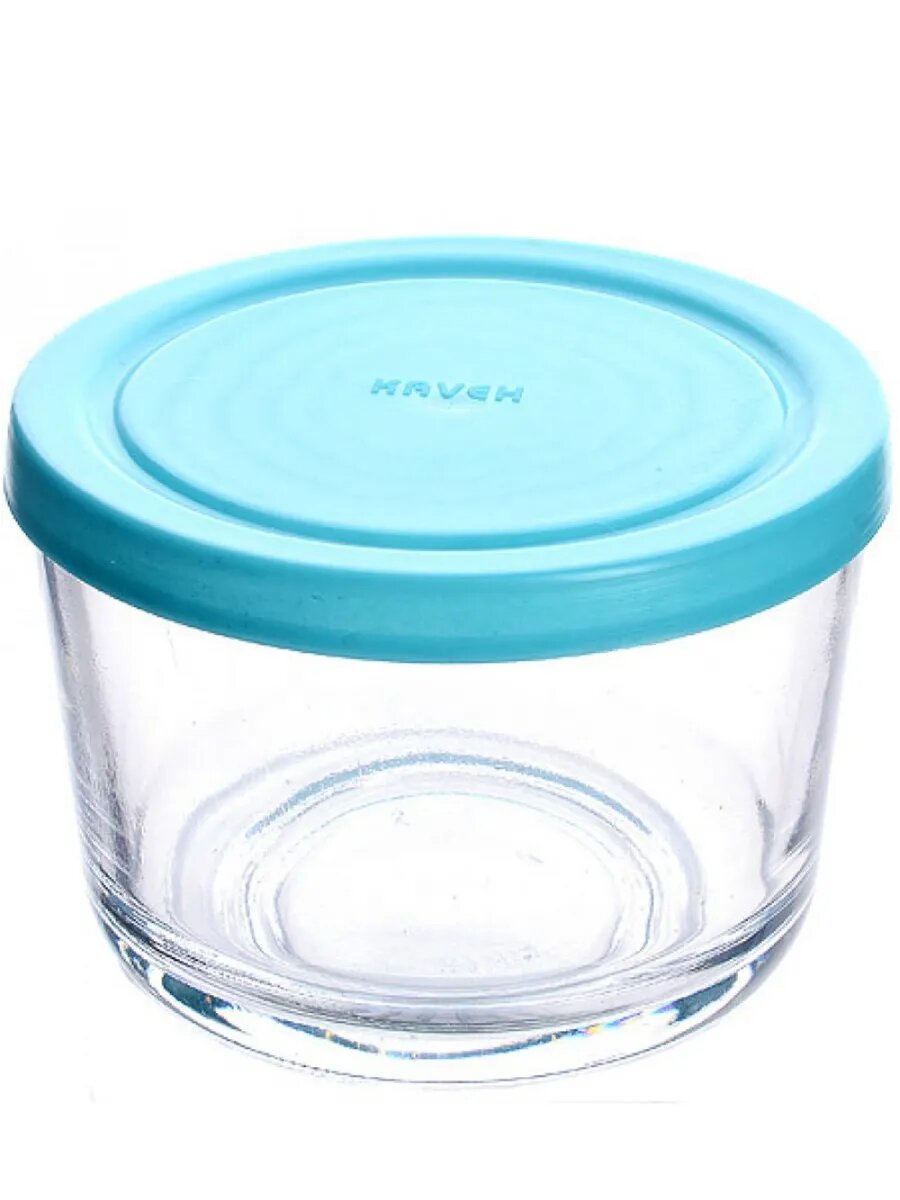 Контейнер для хранения, 7252, стекло, пластик, герметичная крышка, прозрачный, 420мл