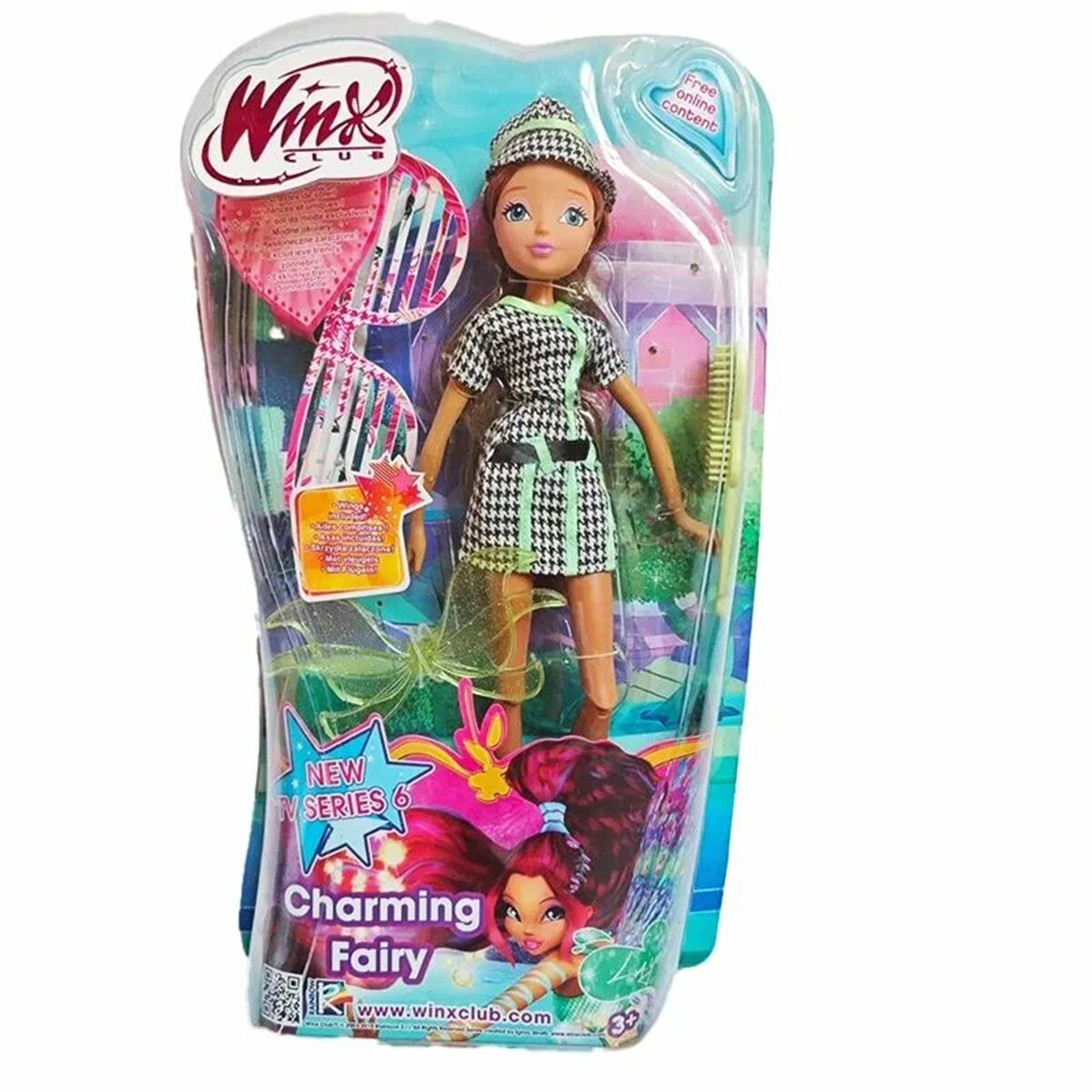 Witty Toys WINX CLUB Charming Fairy / Набор игрушек из коллекции модных кукол, подарок на день рождения, С аксессуарами