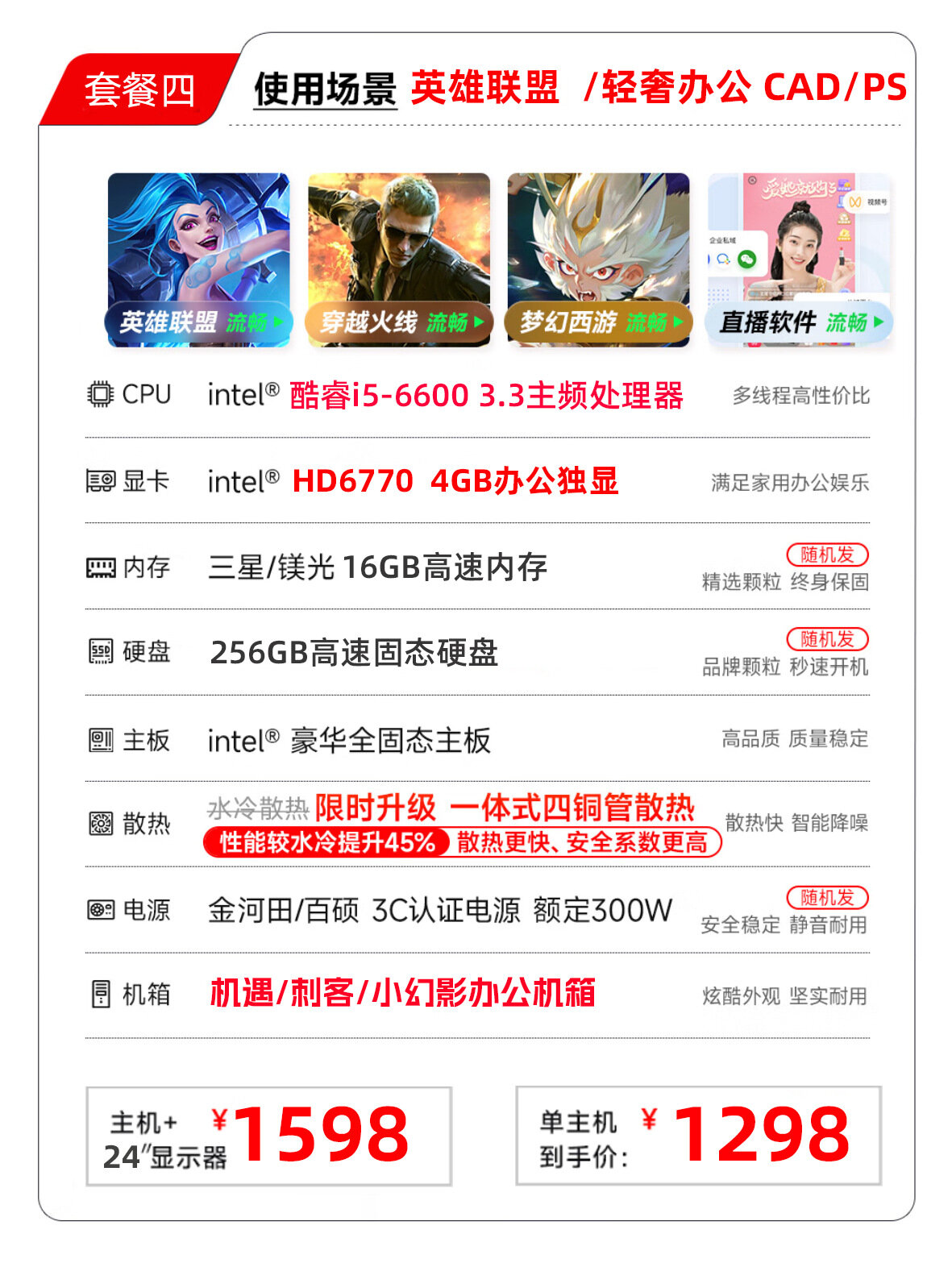 Компьютер "chicken game", 20 ядер, RTX3060, водяное охлаждение, сборка для дома и офиса