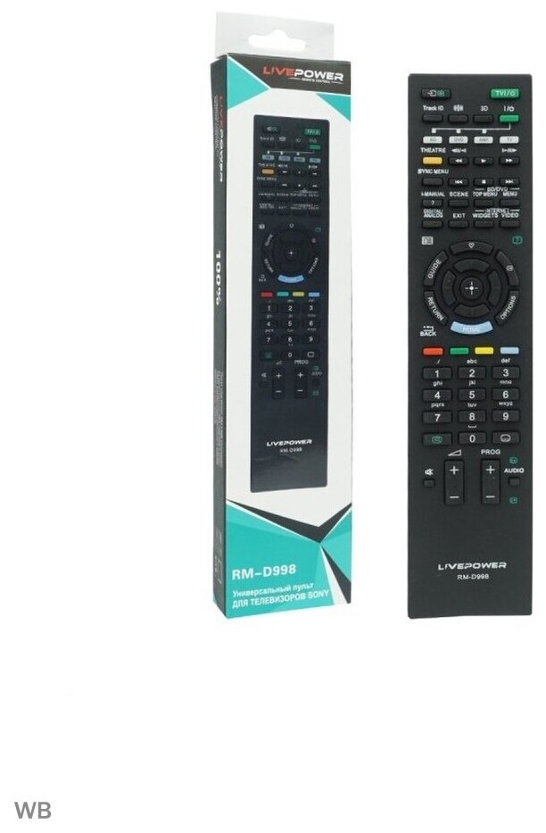Пульт дистанционного управления для телевизоров SONY/ Пульт ДУ Live-Power RM-D998