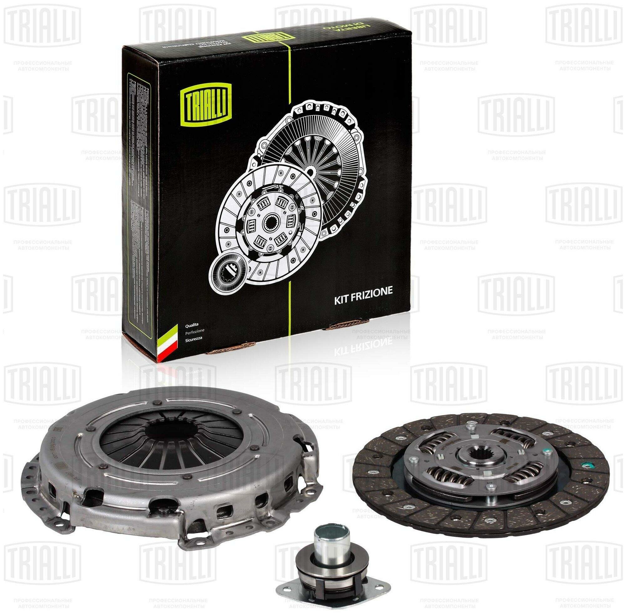 Trialli сцепление в сборе для а/м mitsubishi lancer (07-) 1.5i (кмпл.) (fr 1107) fr1107