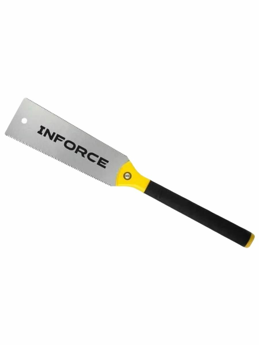 Ножовка по дереву ручная садовая японская 240 мм TPI 9/17 Inforce 06-08-25