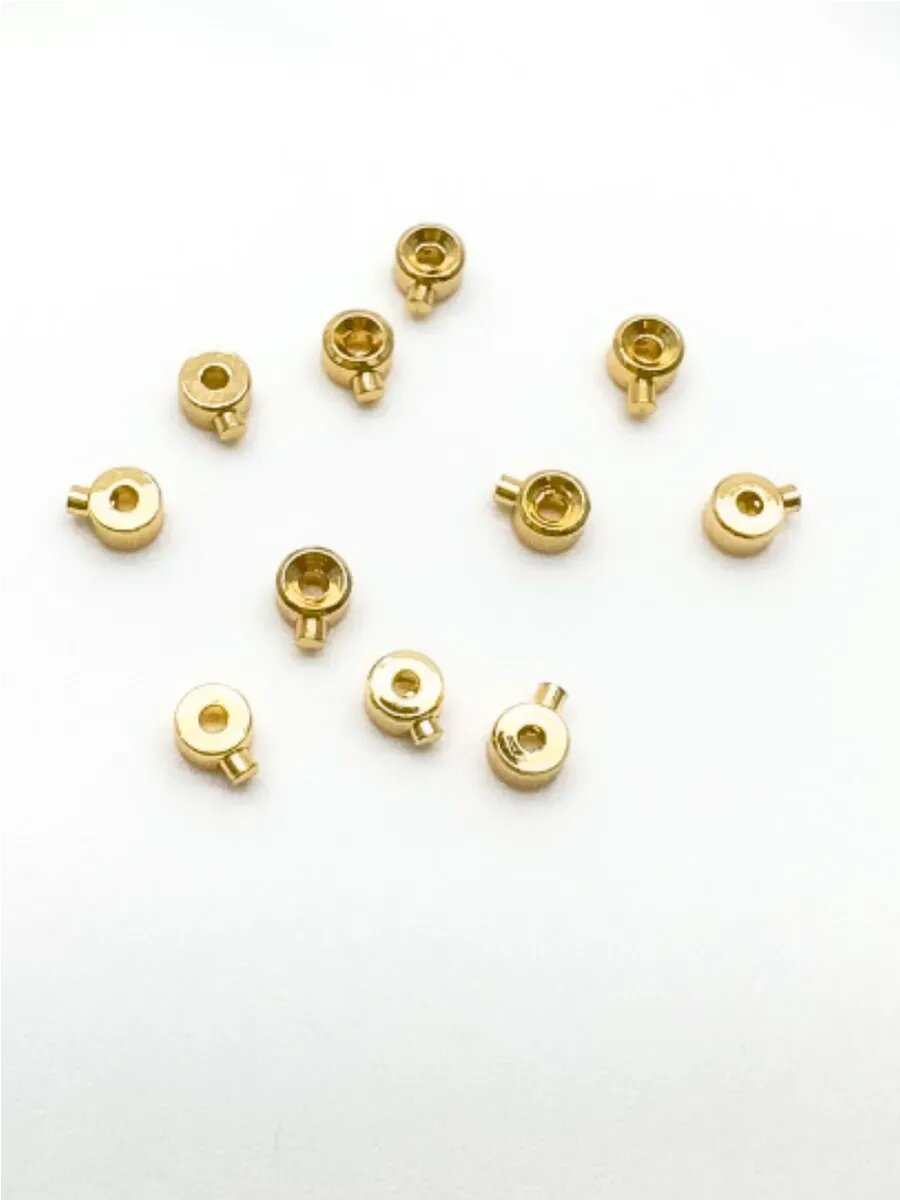 8350/10 Хит для создания бижутерии кримпы зажимные 10 шт NEW