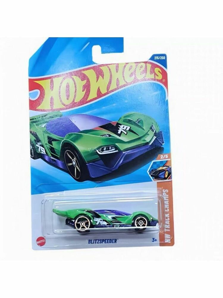 Машинка Mattel Hot Wheels 2025L C4982 BLITZSPEEDER Green HW Track Champs