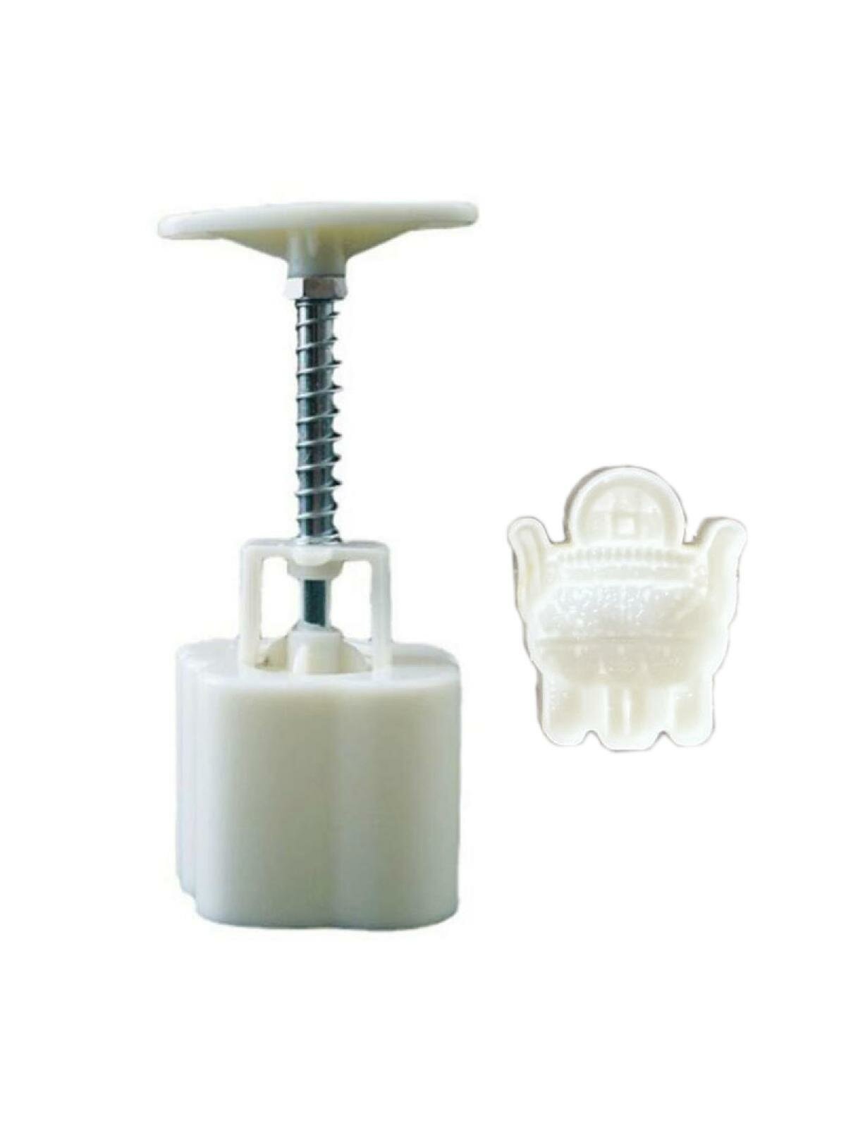 50 г Треугольный штамп для лунных пряников, формы для лунных пряников, аксессуары для выпечки, кухонный гаджет, пластиковый материал для новогоднего фестиваля