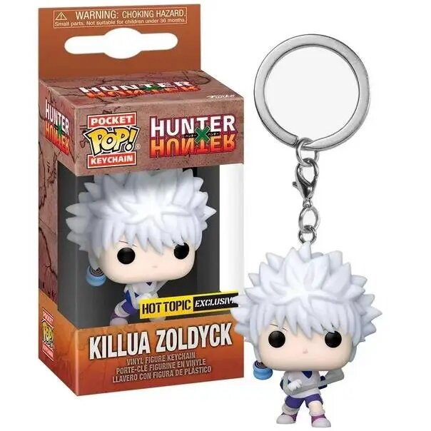 Карманный брелок Funko POP HUNTER * HUNTER Killua Zoldyck, виниловая фигурка, коллекция, модель игрушки для детей, подарок на день рождения, with box, Унисекс