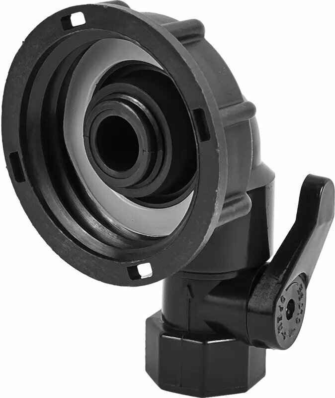 Набор для врезки в бочку Boutte 3/4" (гайка, угол, кран).