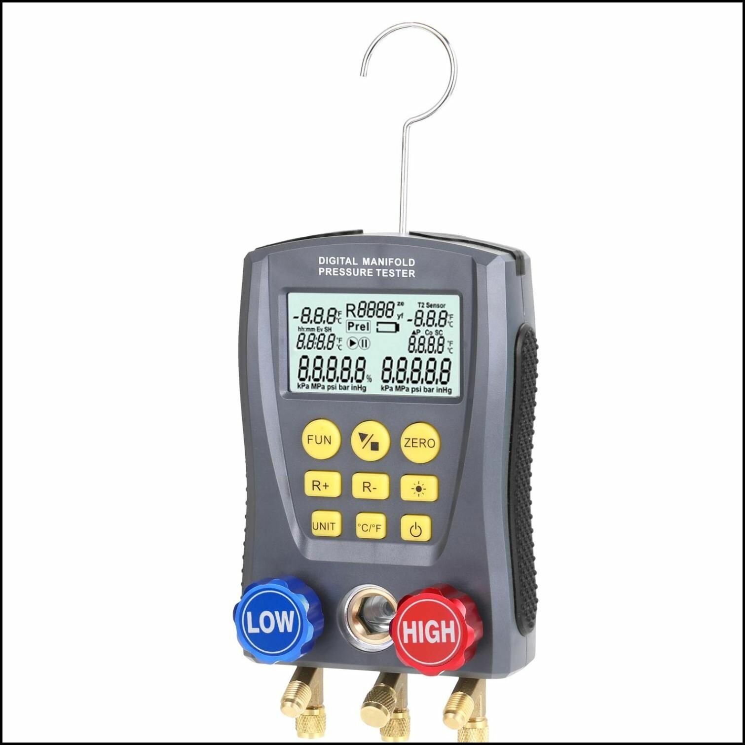 Манометр, Датчик заполнения вакуумным давлением системы кондиционирования воздуха, Tomshoo, Docool