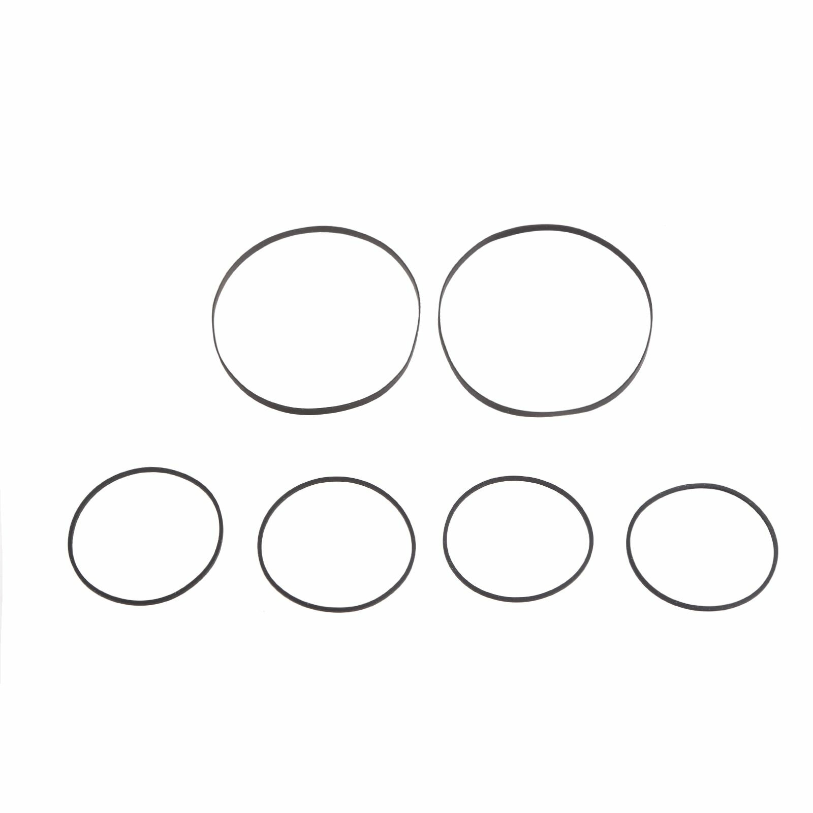 6 шт./компл. проигрыватель кассет с ремнем для магнитолы, магнитофон, ремонт резины Sharp GF-700