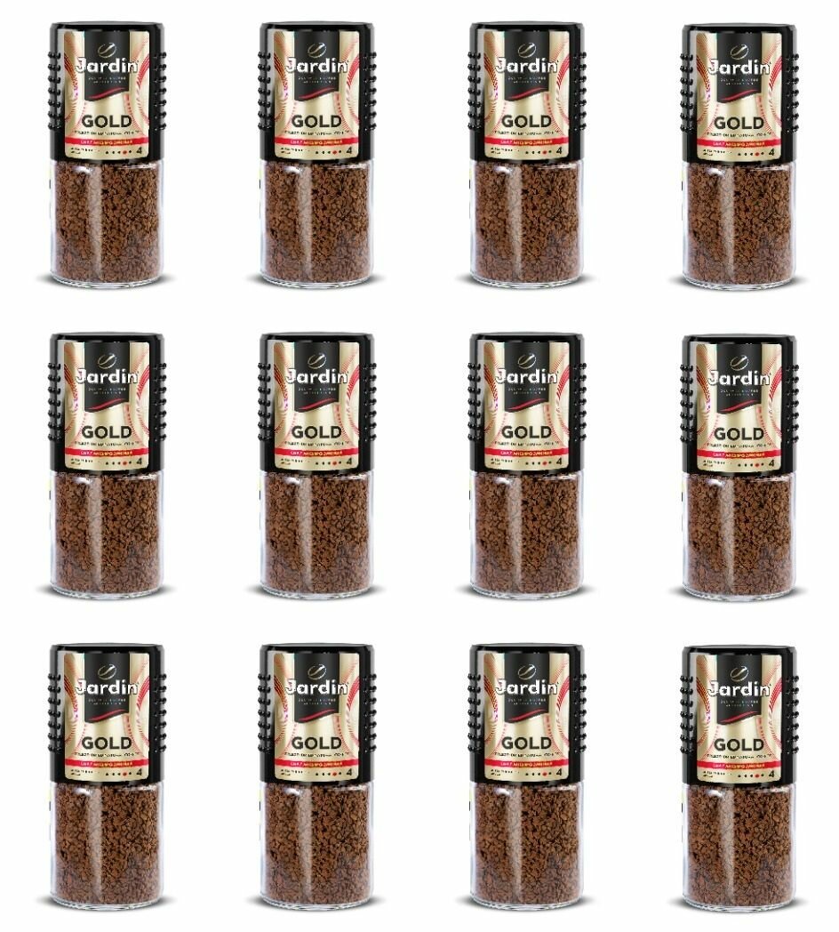 Jardin Кофе растворимый Gold, 95 г, 12 шт в коробке
