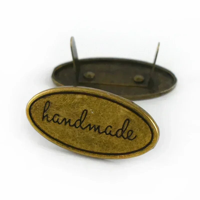 10 шт. Meetee металлические этикетки для сумок ручной работы, пряжка для ручной работы, врезная застежка, лямка, декоративная бирка, кнопка, аксессуары для фурнитуры «сделай сам»
