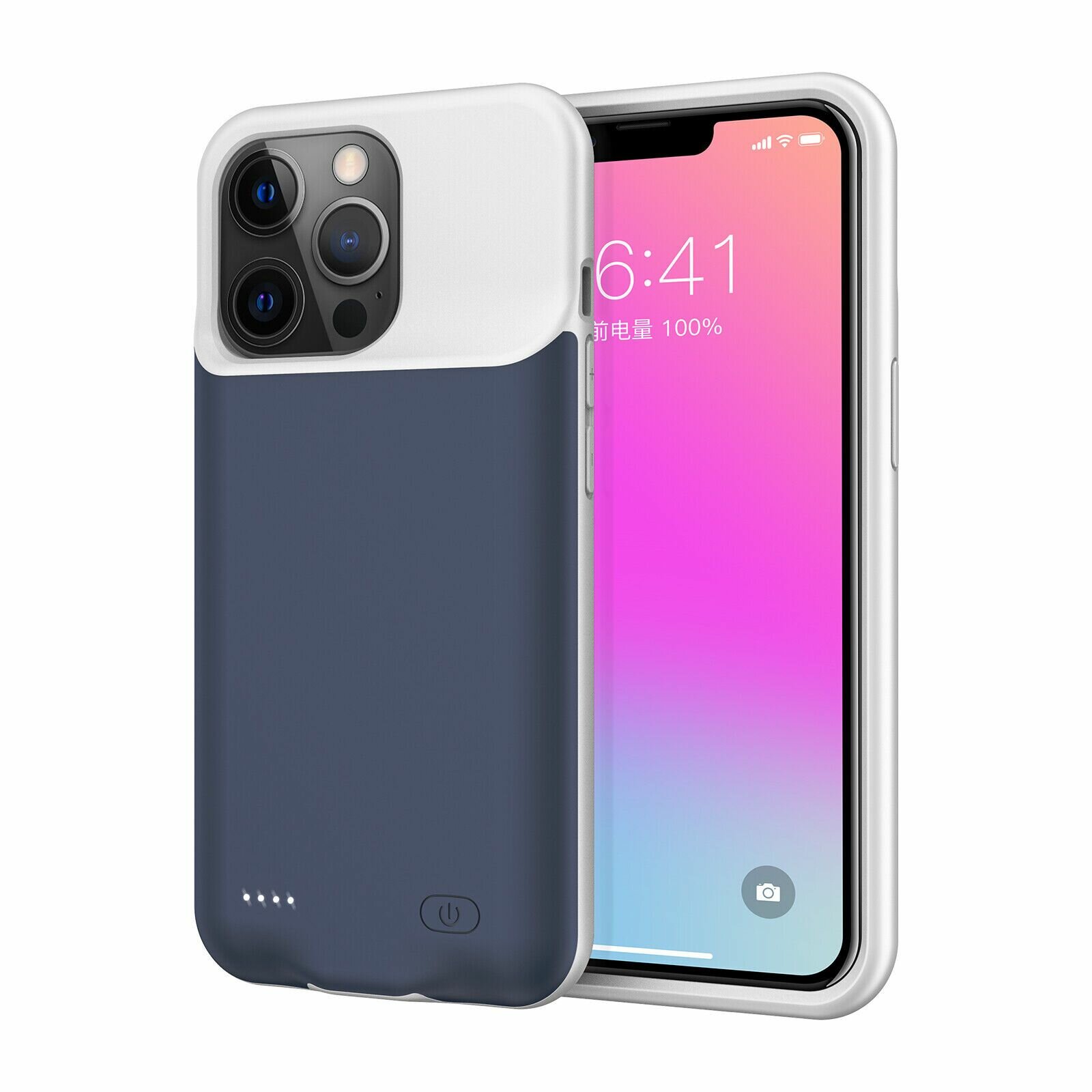 Чехол-аккумулятор для iPhone 11 Внешний аккумулятор Power bank чехол для телефона, Fraternize 6800мАч-ROMIKY