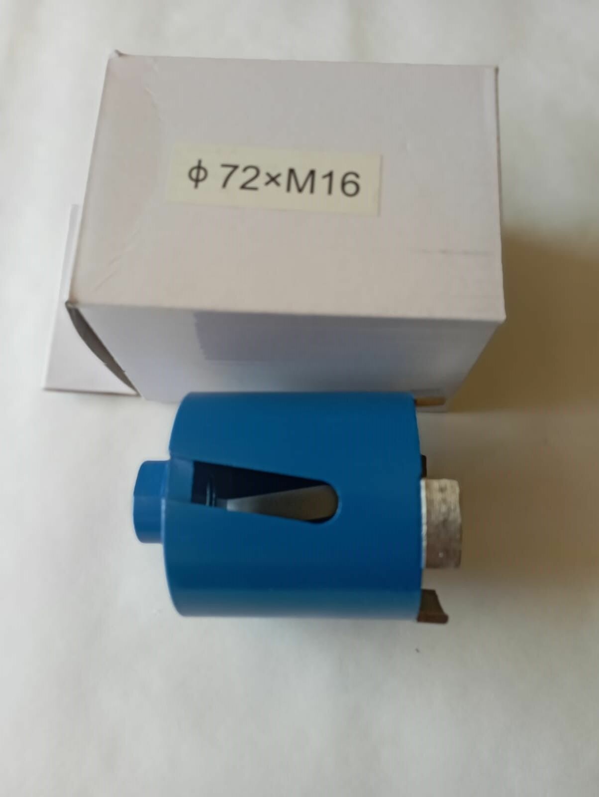 Коронка алмазного сверления подрозетников 72мм*80мм М16