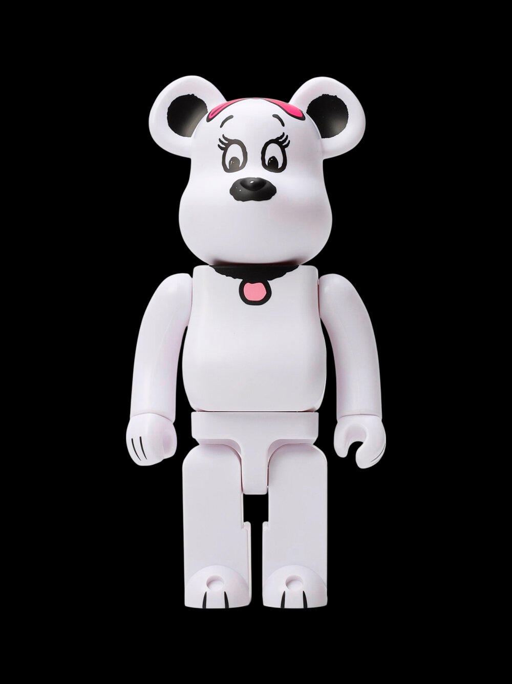 Коллекционная оригинальная фигура Bearbrick Peanuts Belle 400% / 28 см высота / ABS пластик / Medicom Toy
