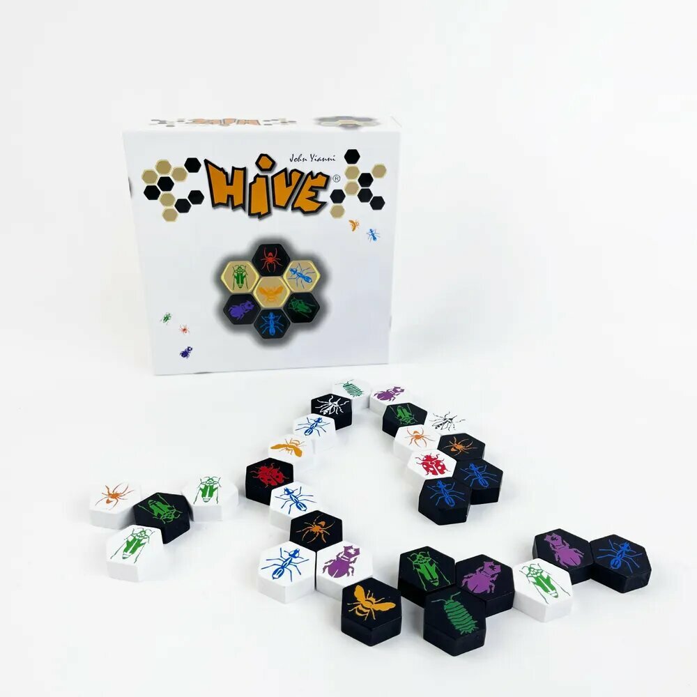 Стратегическая настольная игра "улей" для 2 игроков, 20 мин, Портативные шахматы с насекомыми и магнитными плитками, менее абстрактная настольная игра для путешествующих пар
