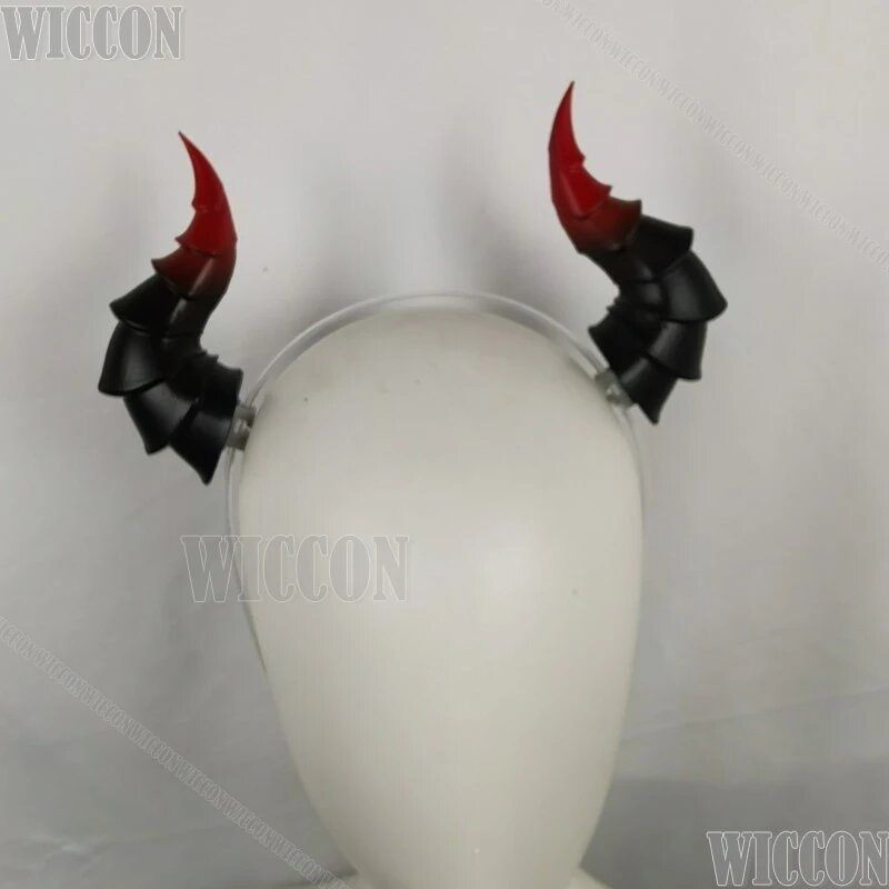 Черные рога на ободке WICCON, 13 см