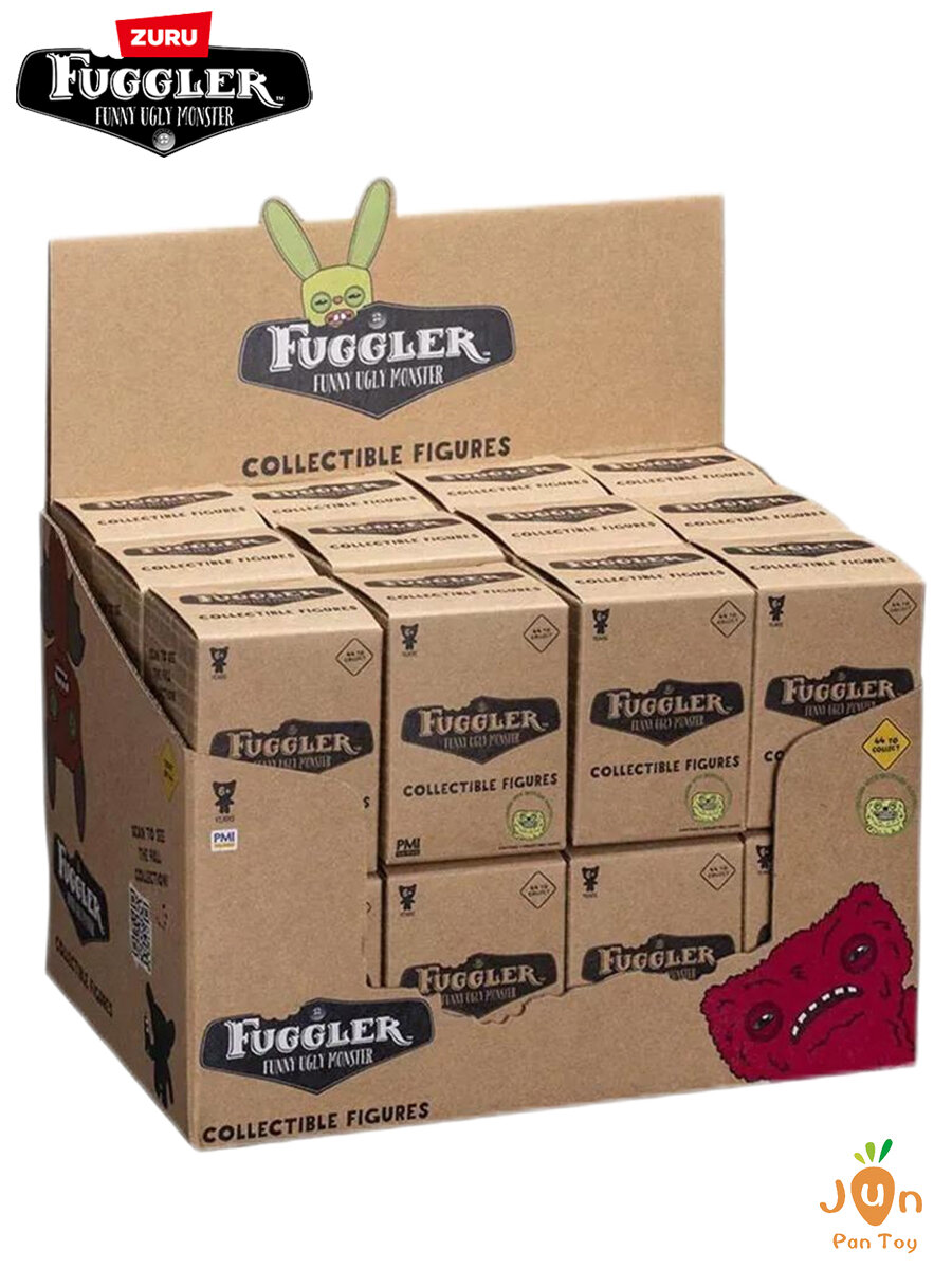 Мягкая игрушка Фагглер Fuggler Collectible Pack of 24 Blind Box 2.25 inch Mini Figure / Детская коллекция игрушек-сюрпризов из 24 упаковок со случайными модными плюшевыми куклами размером 2,25 дюйма
