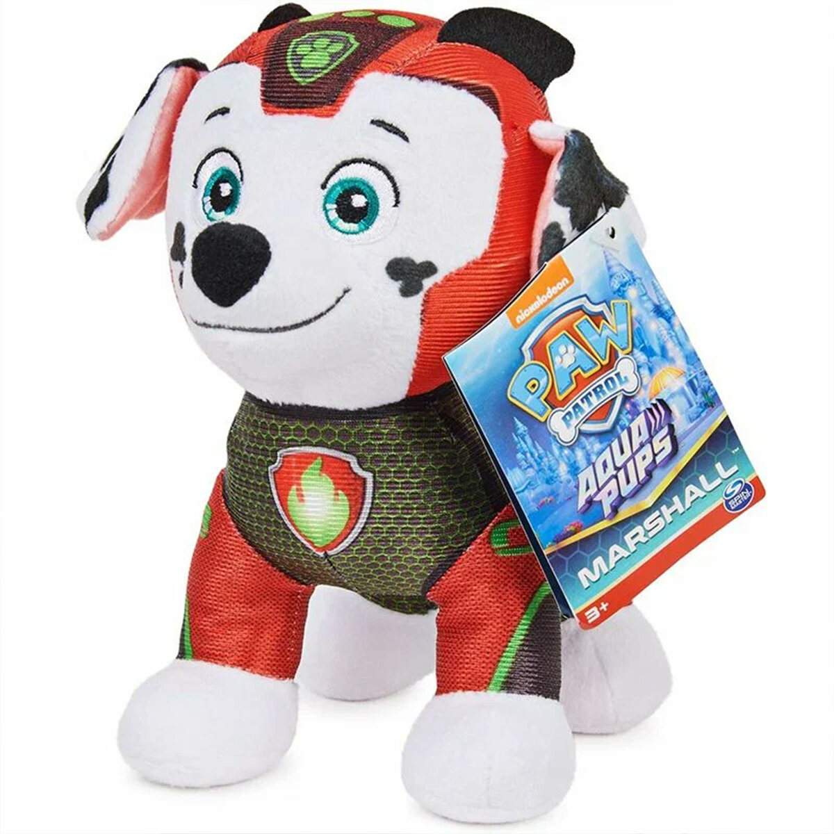 Paw Patrol Aqua Pups Marshall Plush Toy/Детский супер мягкий плюшевый игрушечный набор для собак