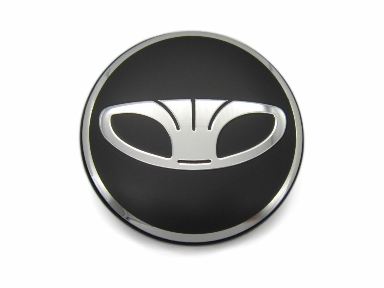 Колпачок заглушка на литой диск КиК Дэу черный 62/55/10, 1 шт.