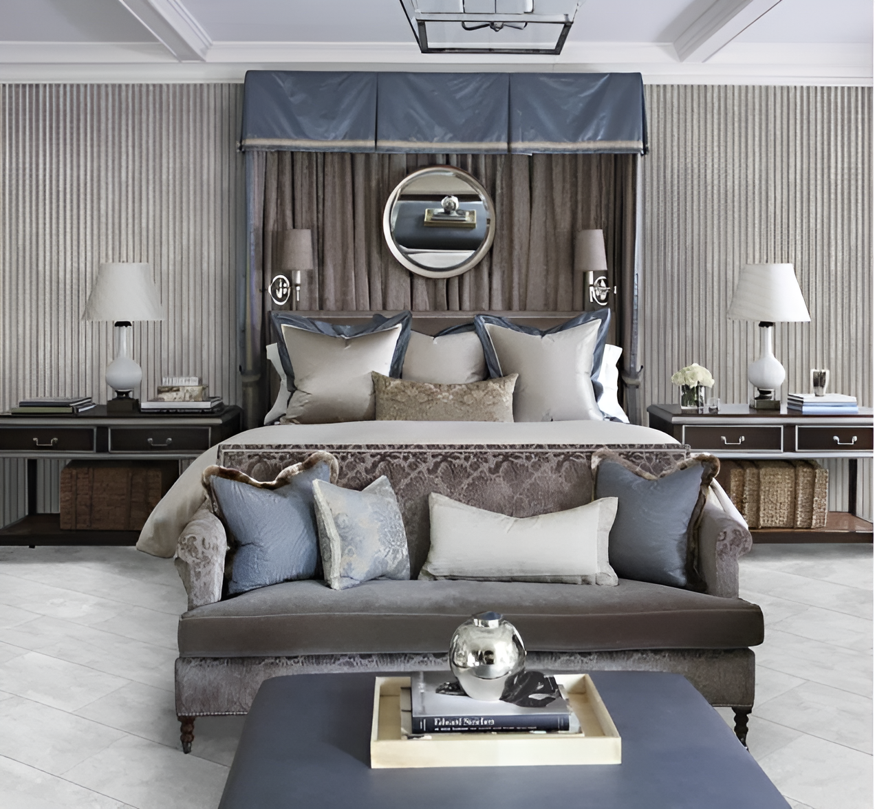 Кварцвинил SPC (замковый) Royce Qvadro Q1960 Бетон Аруа (300х600мм), 1.8м кв, 10шт/уп