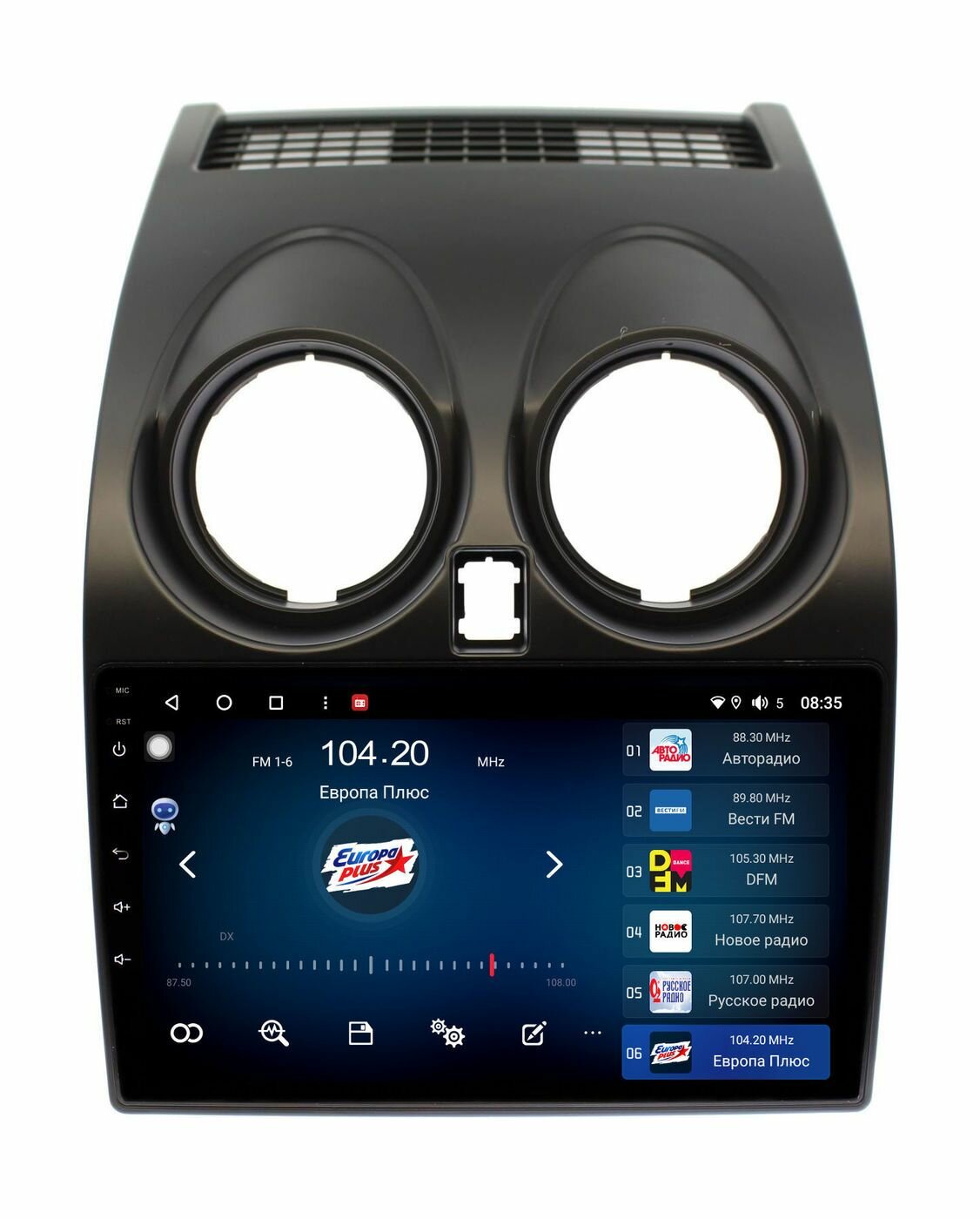 Магнитола Nissan Qashqai, Dualis 2007 - 2014 / 9 дюймов, 4/64GB, 8 ядер, DSP, 4G, Android 10 / Wide Media