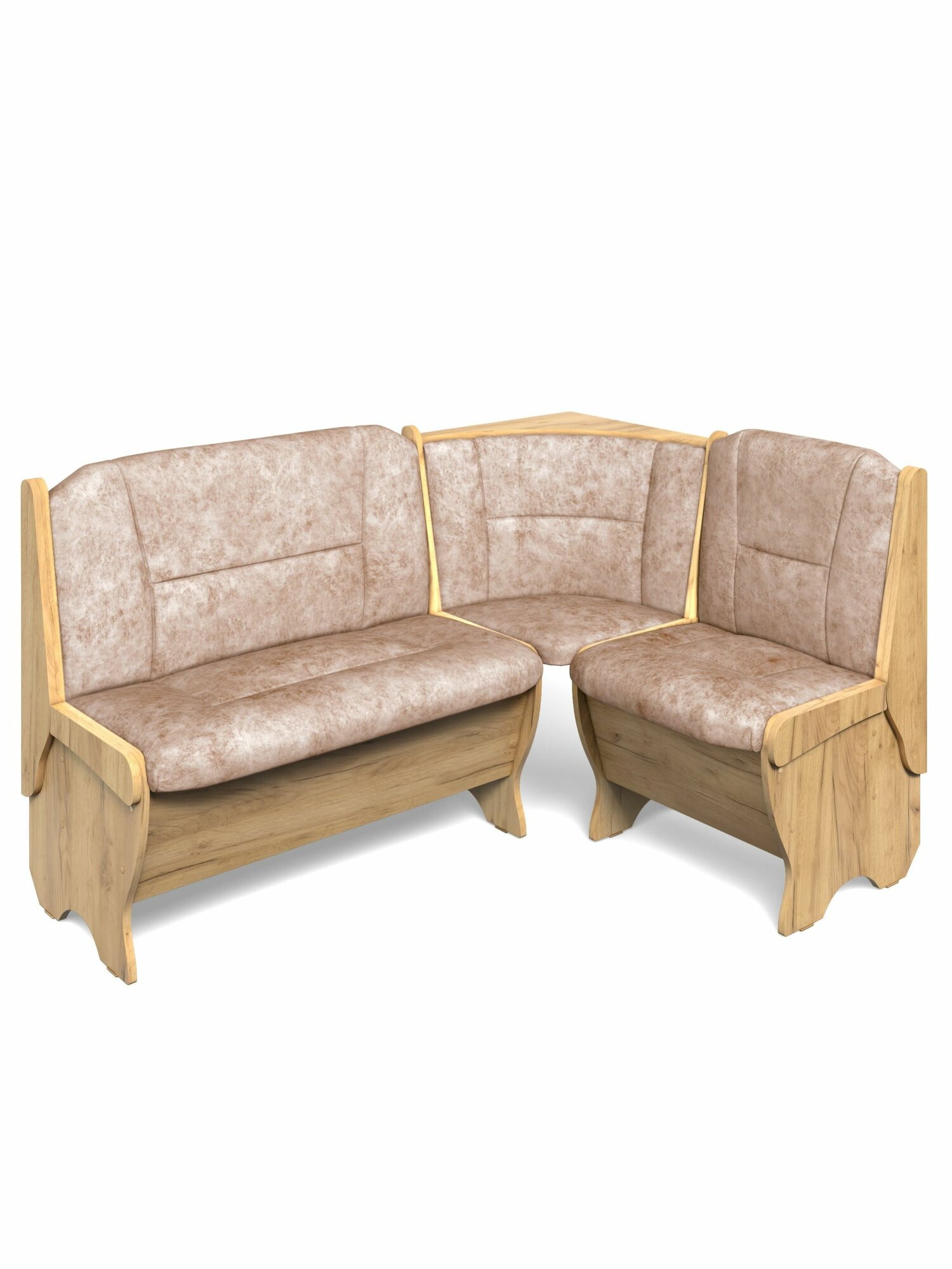 Кухонная скамья угловая Орхидея 148/108х53х84 см