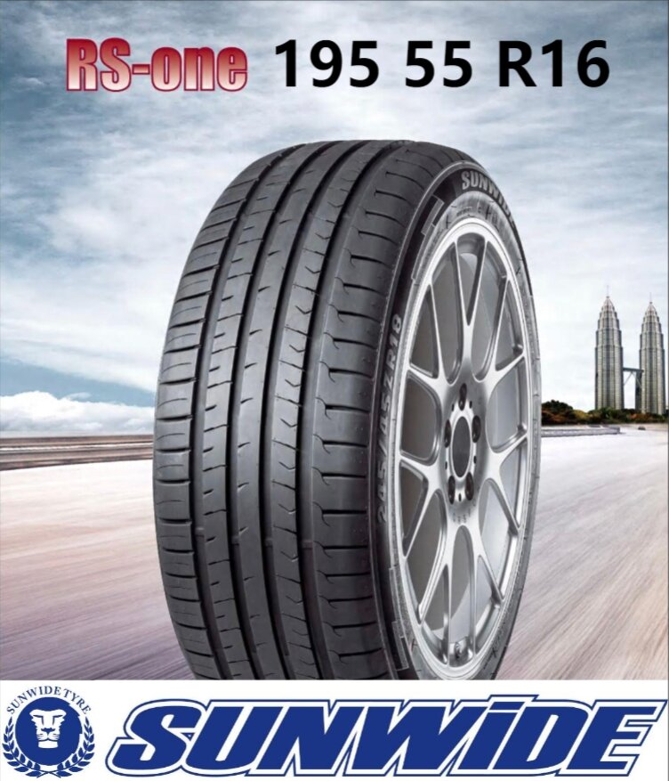 Летние шины Sunwide "RS-One" 195/55 R16 91W, для легковых авто