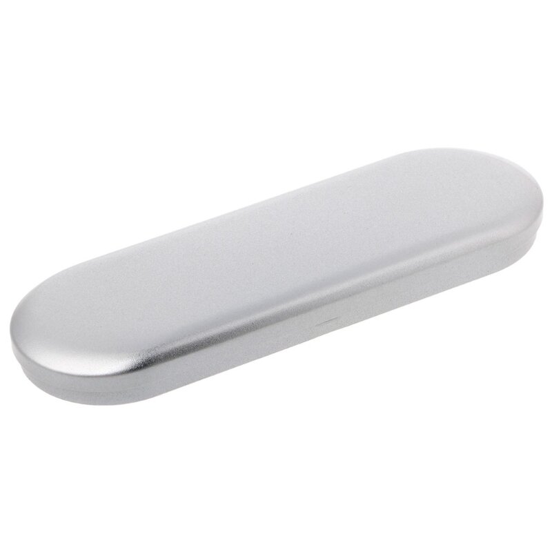 Серебряный Оловянный Карандаш-Ручка для Кейса Коробка Для Хранения Канцелярских Принадлежностей Организатор Школьный Офис США