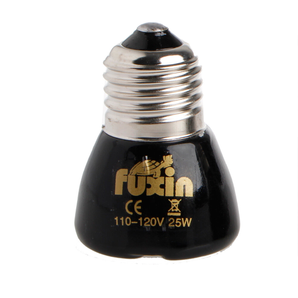 Тепловая Лампа Для Террариума Рептилий Керамический Нагревательный Светильник 25 Вт 110 В E27 Ночная Лампа для Ящерицы Черепахи Курицы Змеи Паука