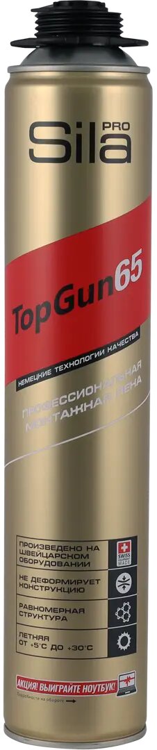 Пена монтажная профессиональная Sila 65 летняя 875 мл