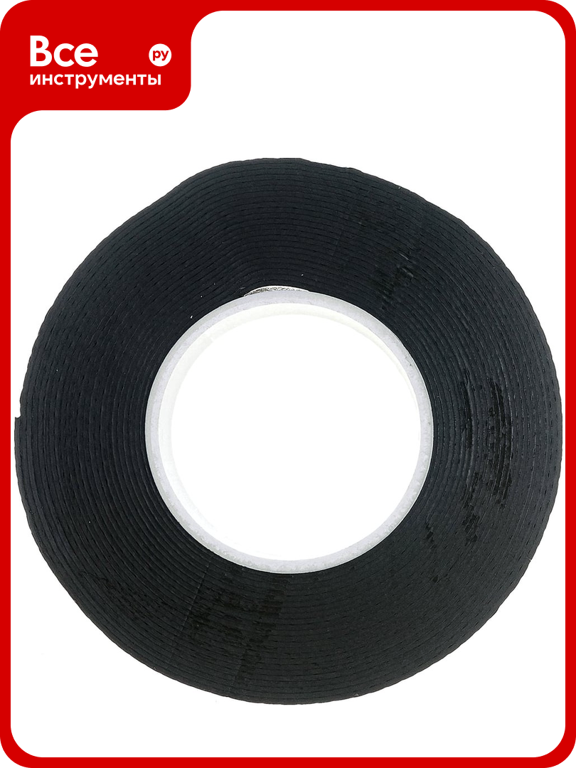 Высоковольтная самослипающаяся изолента KRANZ до 10 кВ, 0.76x25 мм, 5 м KR-09-2510, предназначена