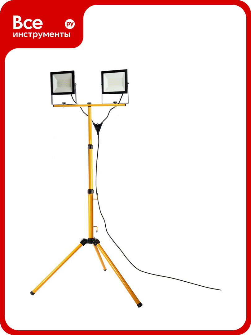 Светодиодный прожектор FERON LL-504 на штативе IP65 2х70W 6400K 41544