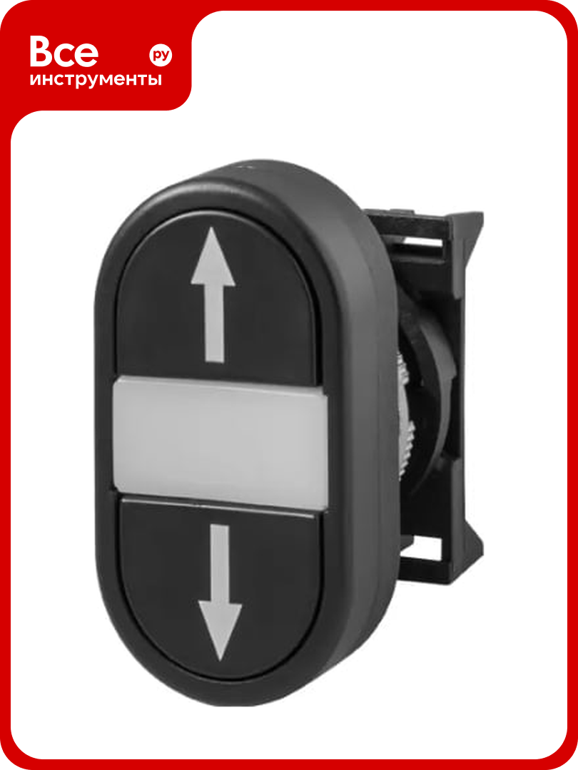 Кнопка Giovenzana многофункциональная, стеклянная, плоская, (вверх вниз)