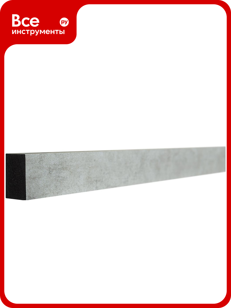 Рейка интерьерная ударопрочная влагостойкая Decor-Dizayn серый бархат 20x30x3000 мм 611-25, Для внутренних работ