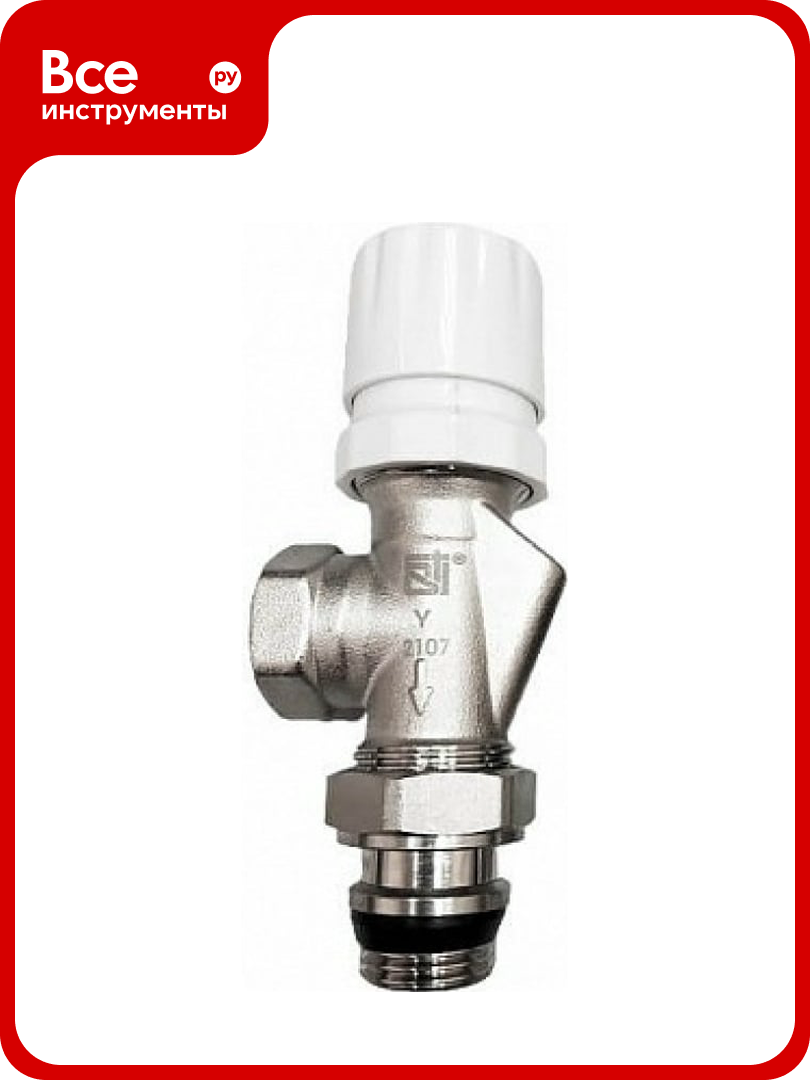 Термостатический клапан STI осевой Ду20 Ру10 3/4"