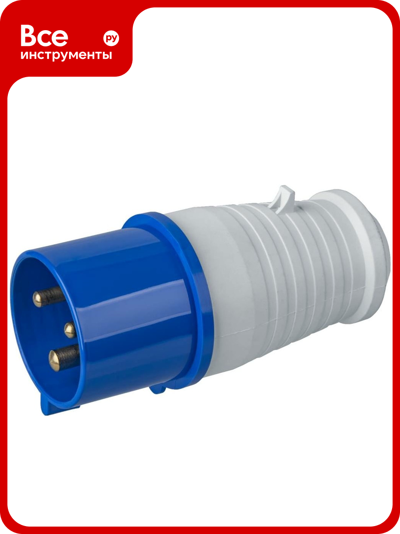 Вилка Navigator 14 287 NCA-SR023-32-220 переносная 32А 2P+PE IP44 14287, 32 А