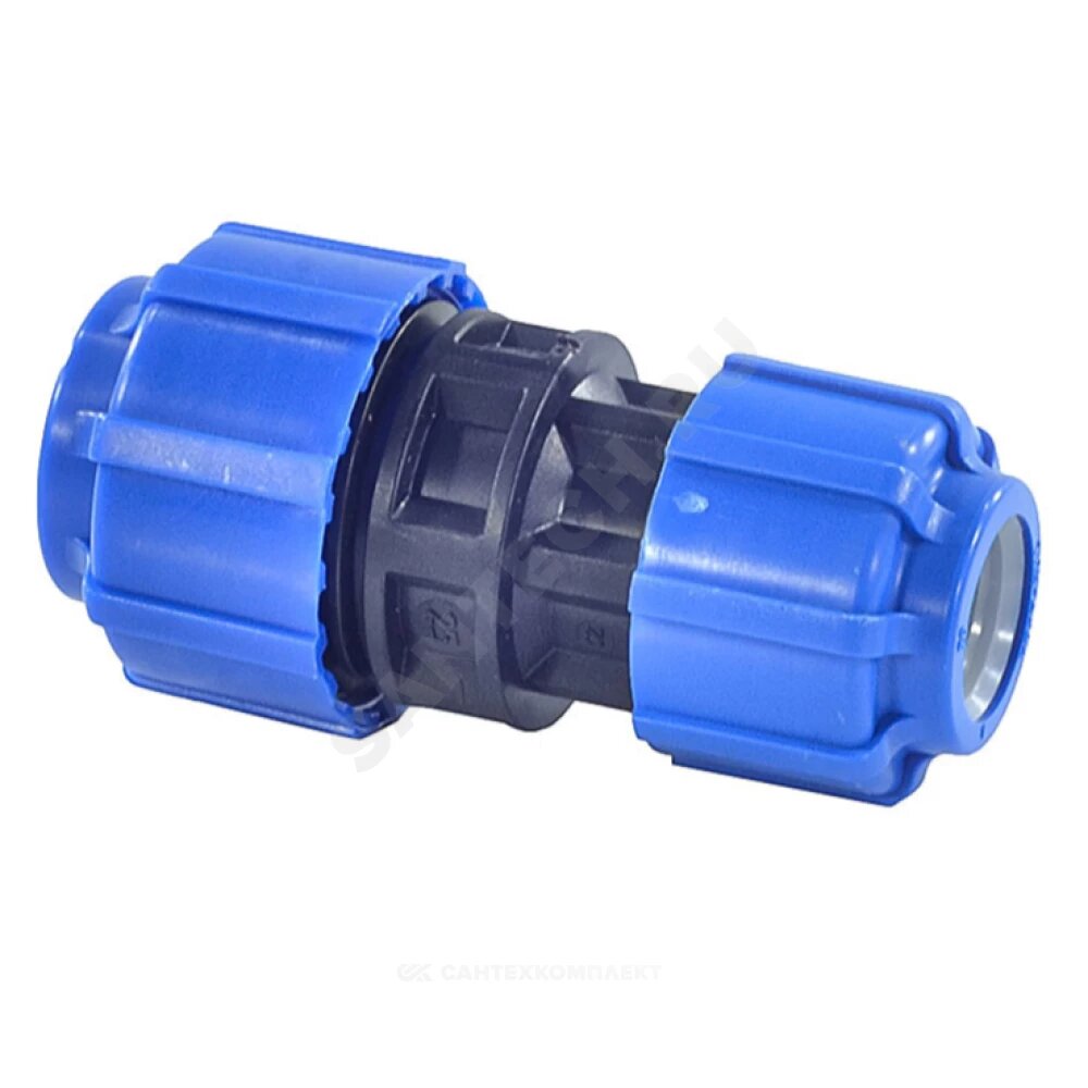 Муфта компрессионная ПЭ переходная Дн 25х20 тпк-аква 50022520